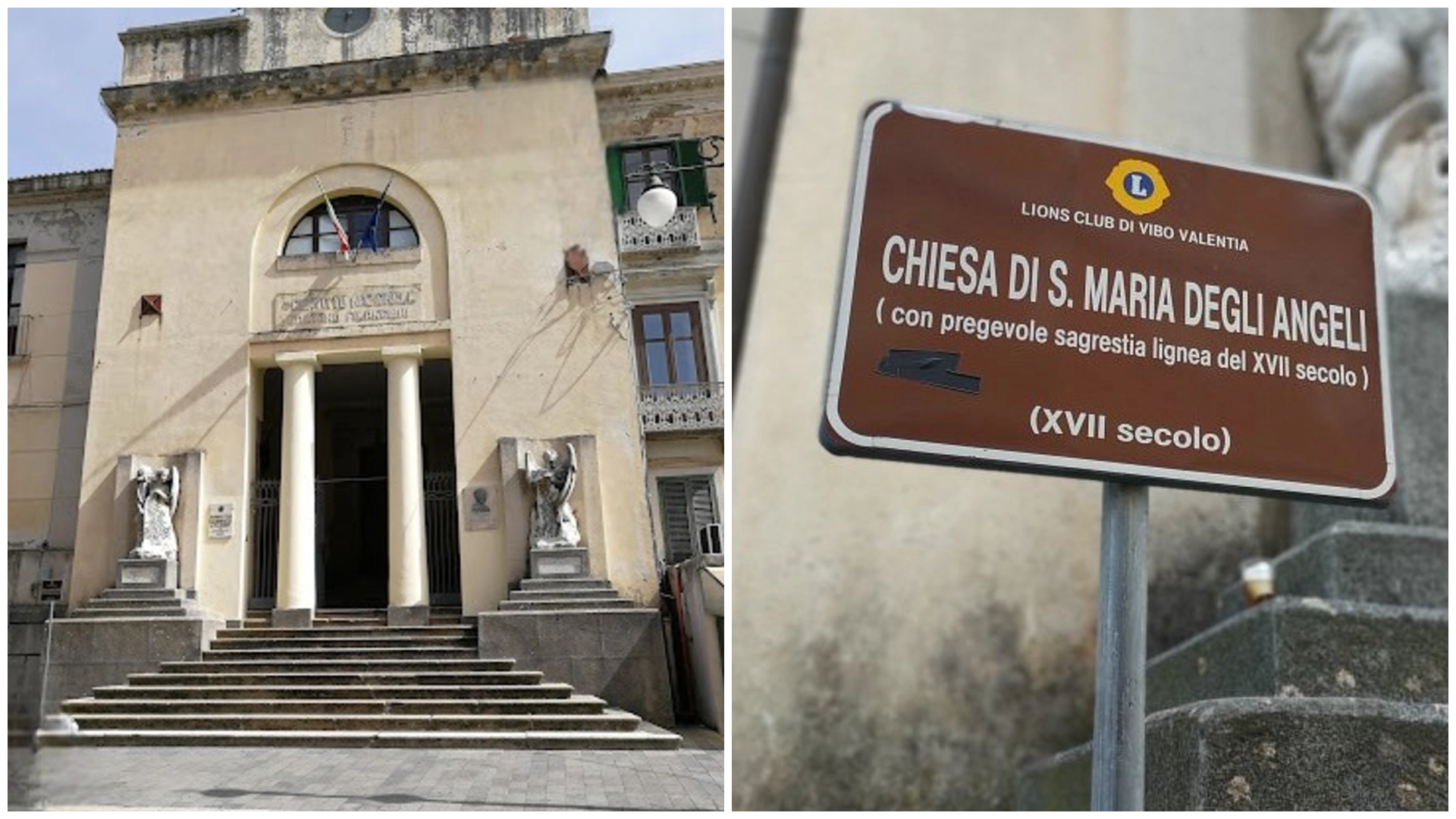 Vibo, donato un corrimano al Santuario di Santa Maria degli Angeli ...